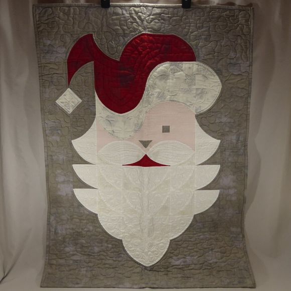 Handmade | Holiday | Handmade Posh Santa Claus Christmas Quilt Quilted ...